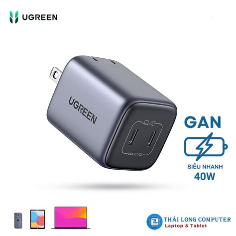 Củ Sạc Nhanh Ugreen 45w Cd294 Chân Dẹt Phụ Kiện Thái Long