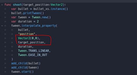 Halpp How Do I Use Tween To Move A Projectile From Point A To B Rgodot