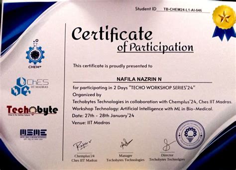 Nafila Nazrin On Linkedin Iitmadras Techobytes Techoworkshop