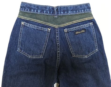 Vintage 5 Pocket Fancy Ass Jeans High Waist Jeans Etsy Canada