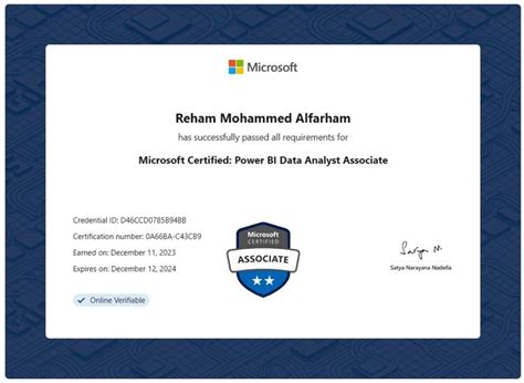 Reham Mohammed Alfarhan On Linkedin Dataanalysis Pl300certified