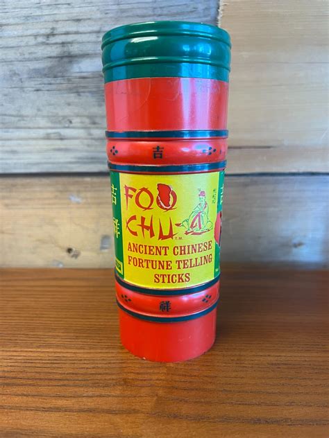 Vintage Foo Chu Ancient Chinese Fortune Telling Sticks 1965 Pricetronic