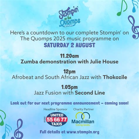 Stompin Hello Stompers Heres The First Of Our 2025 Stompin Programme Announcements Look