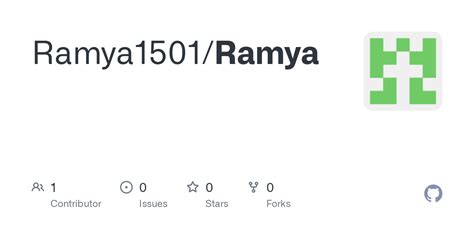 Github Ramya1501ramya