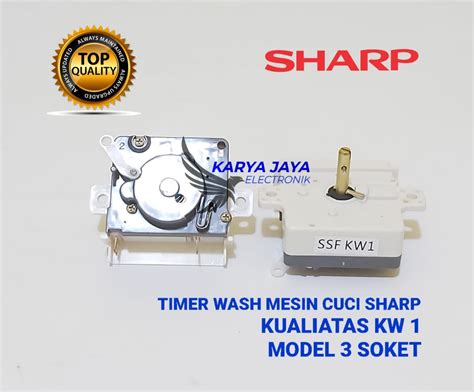 Timer Wash Mesin Cuci Sharp 2 Tabung Timer Pencuci Sharp Lazada