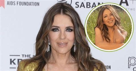 Elizabeth Hurley Poses In Her Birthday Suit As She Celebrates Her 60th