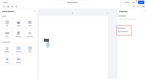 Checkboxes In Documents For Enhanced Grouping