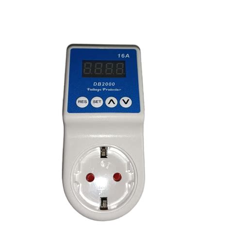 European Standard 30a Ac Socket 16a Air Conditioner Refrigerator Tv Voltage Protector 16a 30a