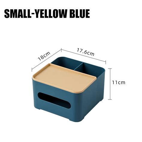 Tissue Holder Storage Box Tissue Box Dispenser With Cover Multifunctional Desktop Storage Box