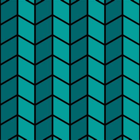 Vector Seamless Pattern Green With Black Line Color Regular Abstract