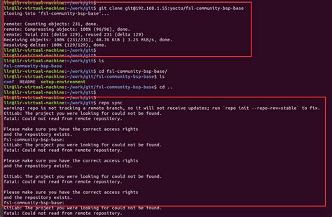 Repo Sync Failed To Synchronize Local Git Repository Nxp Community
