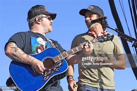 Ernest And Lukas Nelson Perform At The T Mobile Mane Stage During The
