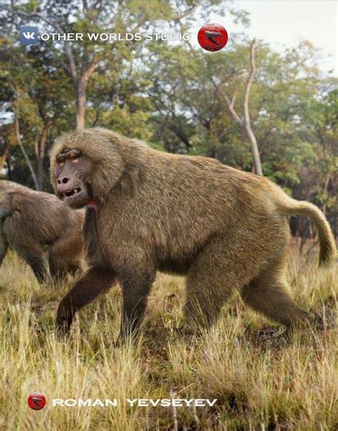 Theropithecus Oswaldi Is An Extinct Species Of Theropithecus From The