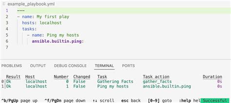 Chapter 5 Writing And Running A Playbook With Ansible Development Tools Developing Ansible