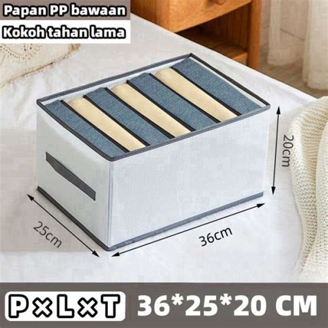 Promo Storage Box Baju Partisi Sederhana Berbagai Jenis Pakaian