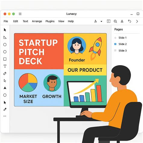 Pitch Deck Creator Design Professional Pitch Decks With Lunacy