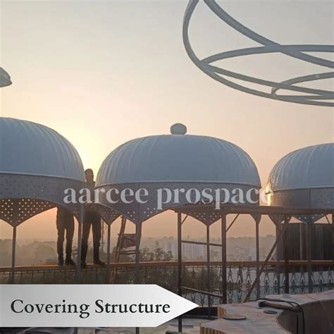 Mild Steel Bus Stop Tensile Awning At ₹ 300sq Ft In New Delhi Id