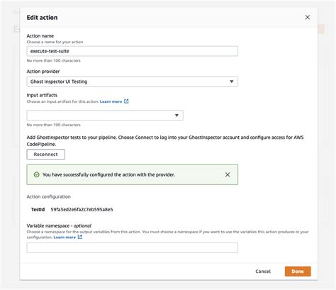 Aws Codepipeline — Ghost Inspector