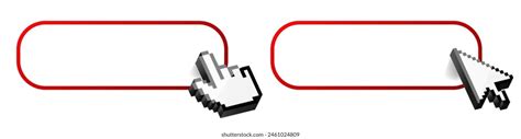 Click Cursor Button Computer Mouse Pointer Stock Vector Royalty Free 2461024809 Shutterstock