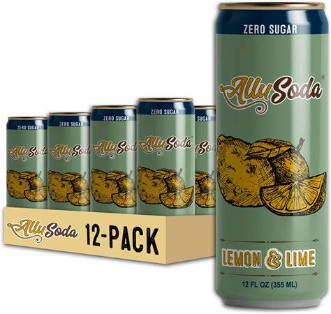 Allusoda Zero Sugar Craft Soda Naturally Sweetened With