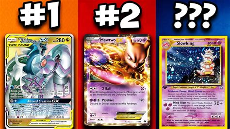 Strongest Pokemon Cards Of All Time