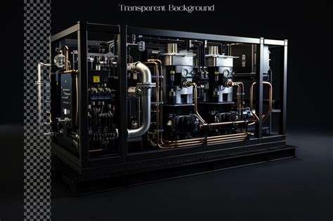 Modular Buildings Are Constructed Using Prefabricated On Transparent Background Premium AI