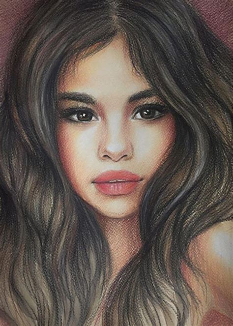 Biggest Fan Of Selena Gomez Drawn By Me Portraits From Photos