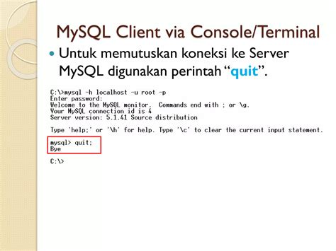 Pengolahan Database Dengan MySQL PDF