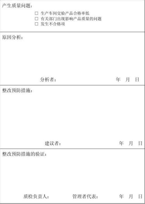 质量问题原因分析及整改措施报告 范文118