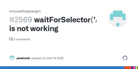 Waitforselectorselectoption Is Not Working · Issue 2569