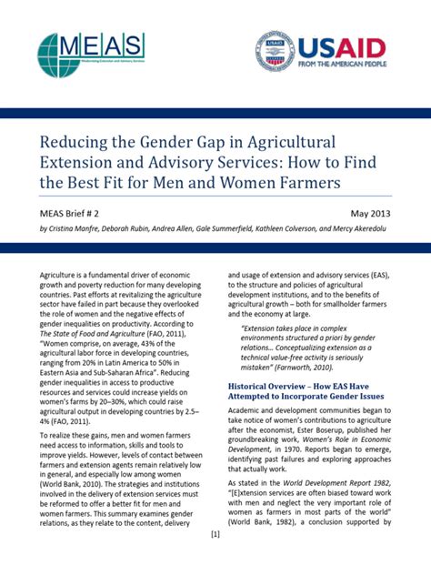 Gender And Extension Pdf