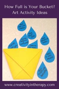 How Full Is Your Bucket Creativity In Therapy