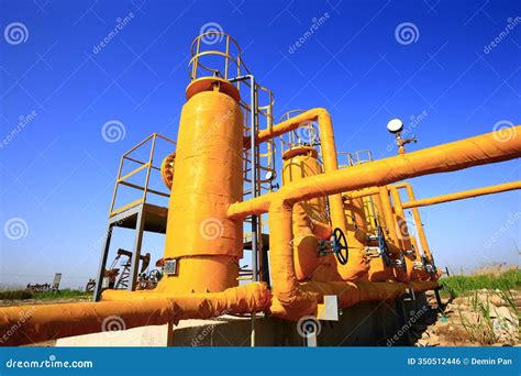Pipeline Valves Gas Transportation With Gas Or Pipeline Valves Royalty