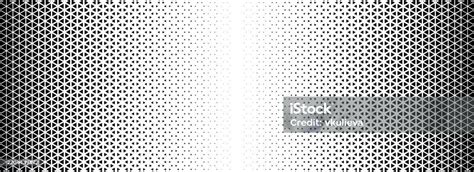 Triangle Halftone Gradient Texture Geometric Triangular Tech Pattern Background Black Abstract