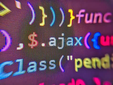 Web Working On Computer Web Development Code Background Data