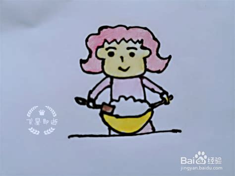 做饭简单画 做饭简笔画 伤感说说吧