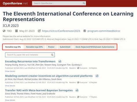 Iclr 2023论文列表公布，有机构一口气中20多篇 知乎