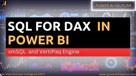 Sql For Dax In Power Bi How To Understand Dax Query In Sql Sql Equivalent Of Dax Measures