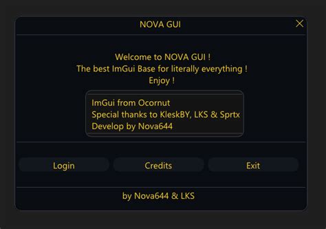 Github Nova Novagui Imgui Base External Menu Loader Application Novagui Free Graphical