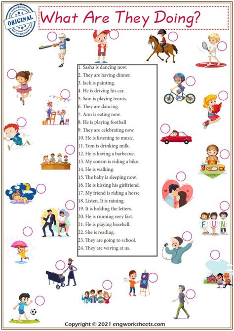 Present Continuous Tense Exercises Free Printable Present Continuous Tense Esl Worksheets Present Continuous Tense Exercises Free Printable Present Continuous Tense Esl Worksheets