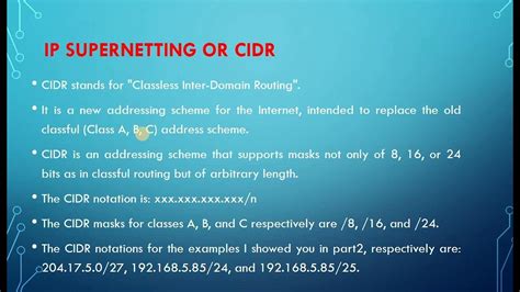 Ip Addressing Subnetting Supernetting Part3 Youtube