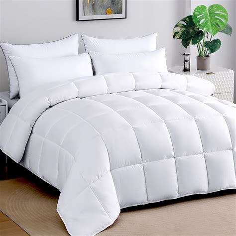Soft Oversized King Comforter 120x120 Lightweight Down Alternative
