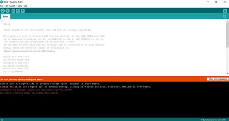 Avrdude Seropen Cant Set Com State For Com5 Uploading