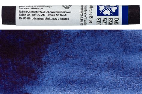 Extra Fine Watercolor Sticks Indanthrone Blue St Louis Art Supply