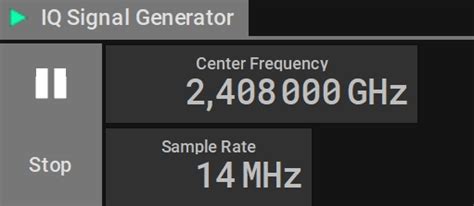 New Iq Signal Generator Gets Ribbon Bar Frequency And Sample Rate Display Control Aaronia