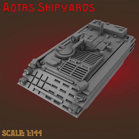 3d Printable Mg144 Uk05f Fv432 Mk 3 Bulldog Up Armoured Rcws By Aotrs