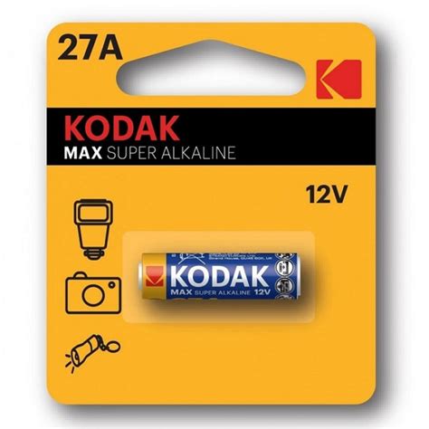 Kodak Батарейка 8LR732 (A27, GP27A, MN27, L828, V27A, A27BP, G27A ...