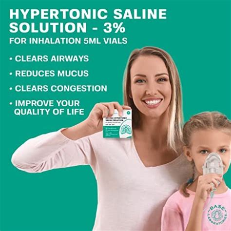Base Labs 3 Hypertonic Saline Solution For Nebulisers Sterile 3