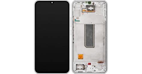 Lcd Дисплей Тъч скрийн Рамка за Samsung A346 Galaxy A34 5g 2023 Сребърен Оригинал за