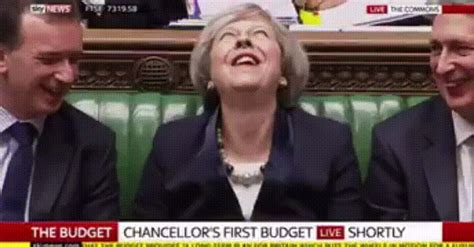 Theresa May Laughing  On Imgur